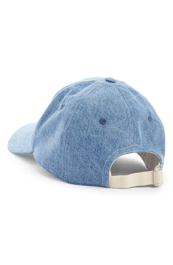 Acne Studios X Karen Kilimnik Carliy Cat Print Denim Baseball Cap